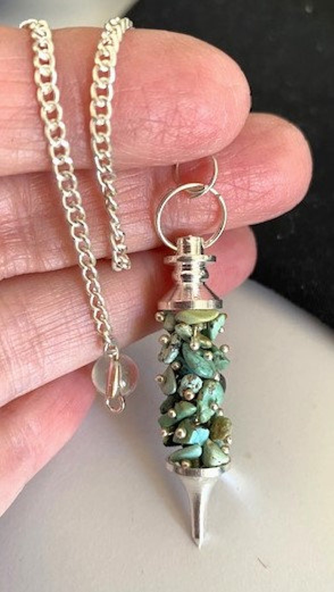 TURQUOISE CHIPS Small Good Swing PENDULUM - Etsy