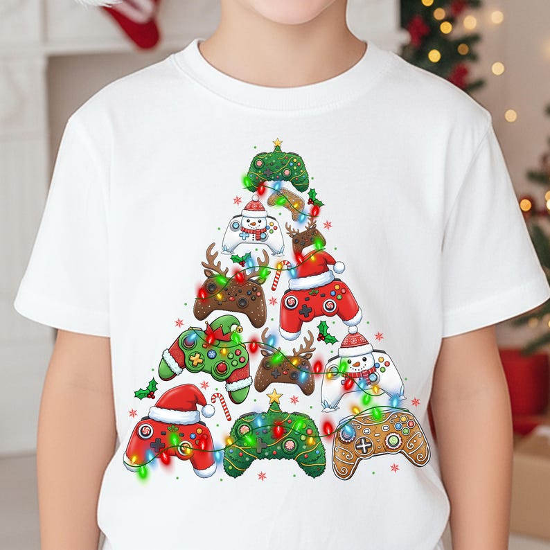 Funny Retro Christmas Gaming Controller PNG, Santa Video Game Png, Xmas ...