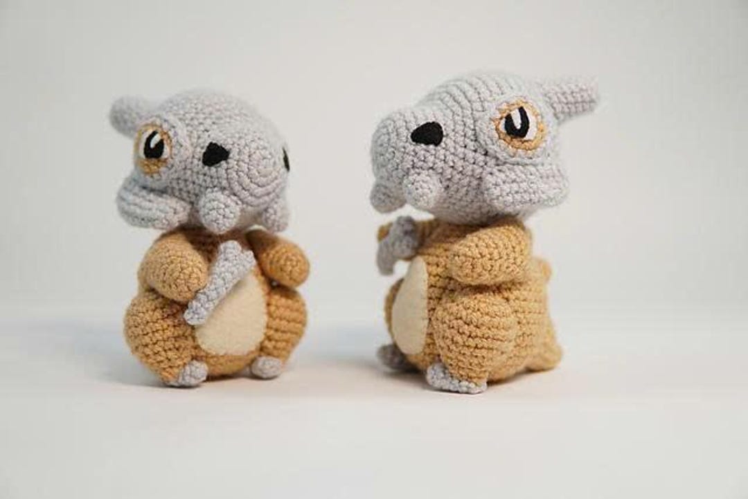 Cubone Crochet Pattern – Cute Pokémon Amigurumi Toy ,amigurumi Cubone ...