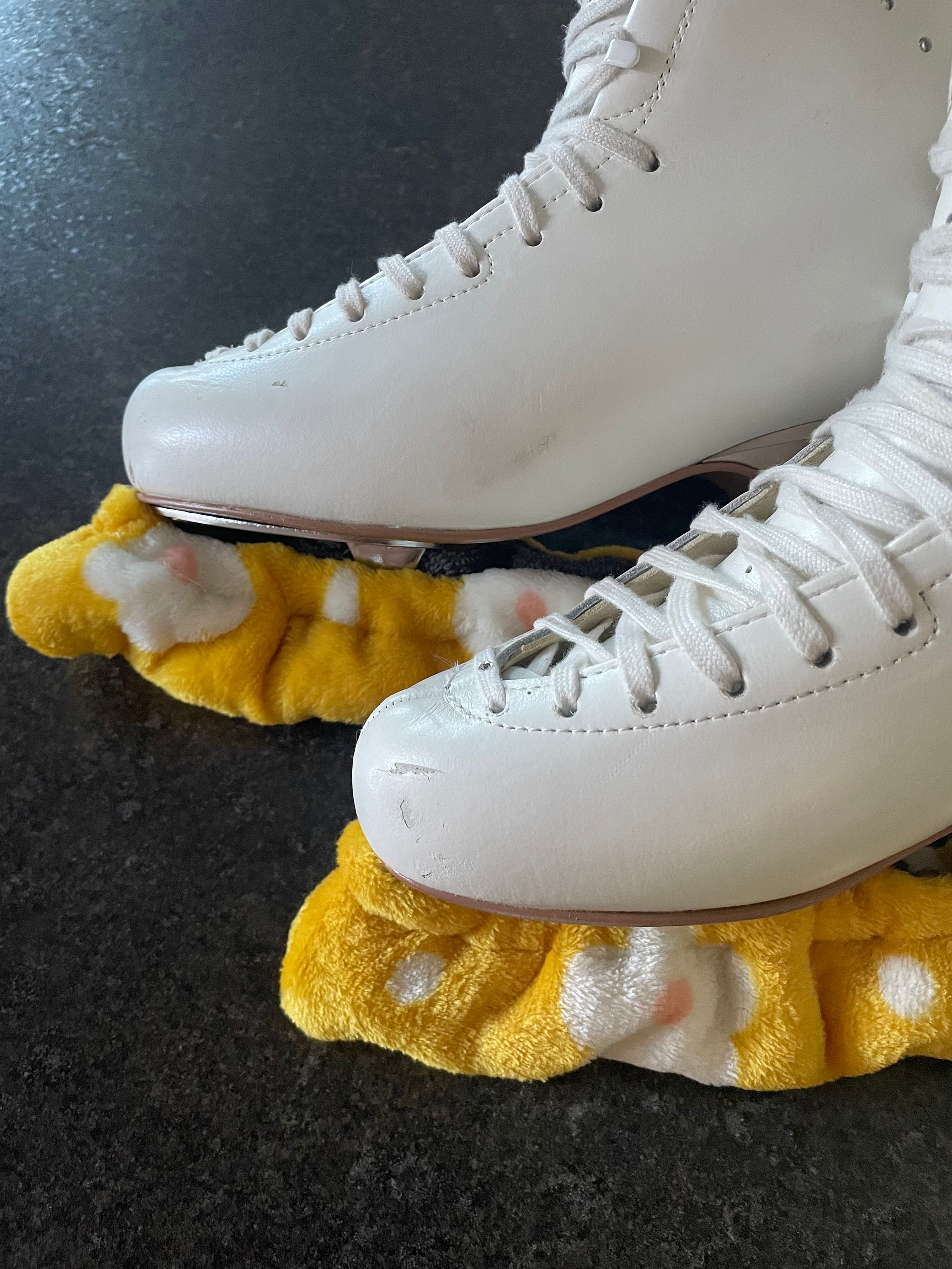 Ice Skate Soakers Figure Skate Blade Protector Yellow Flower - Etsy UK