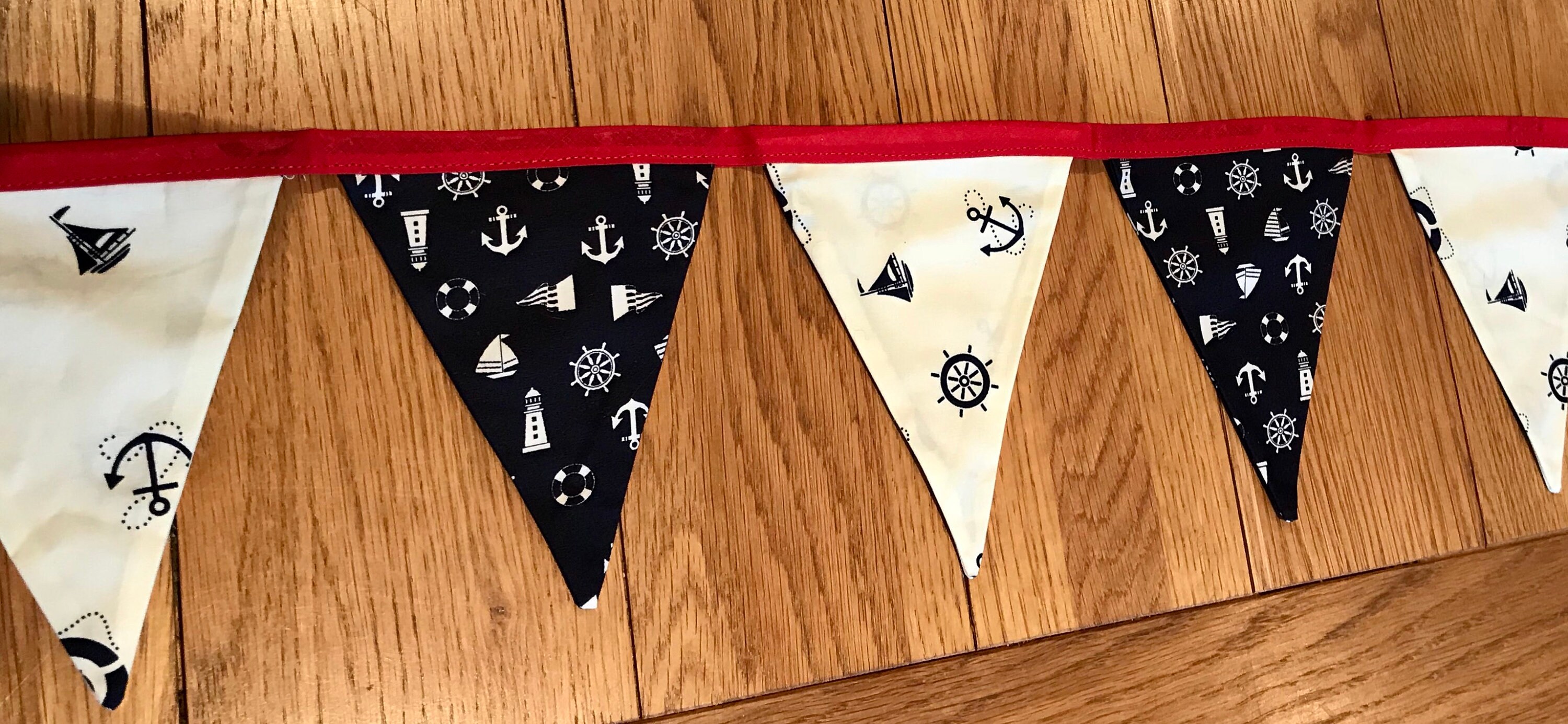 Nautical Bunting Boys Room Decor Boat 8 Flags - Etsy