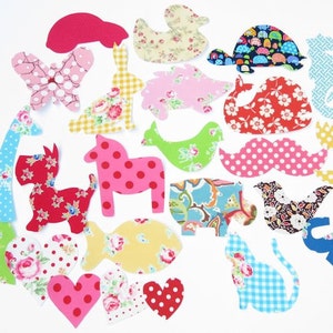 50 Assorted Baby Girl Iron on Appliques Sew on Appliques Baby - Etsy