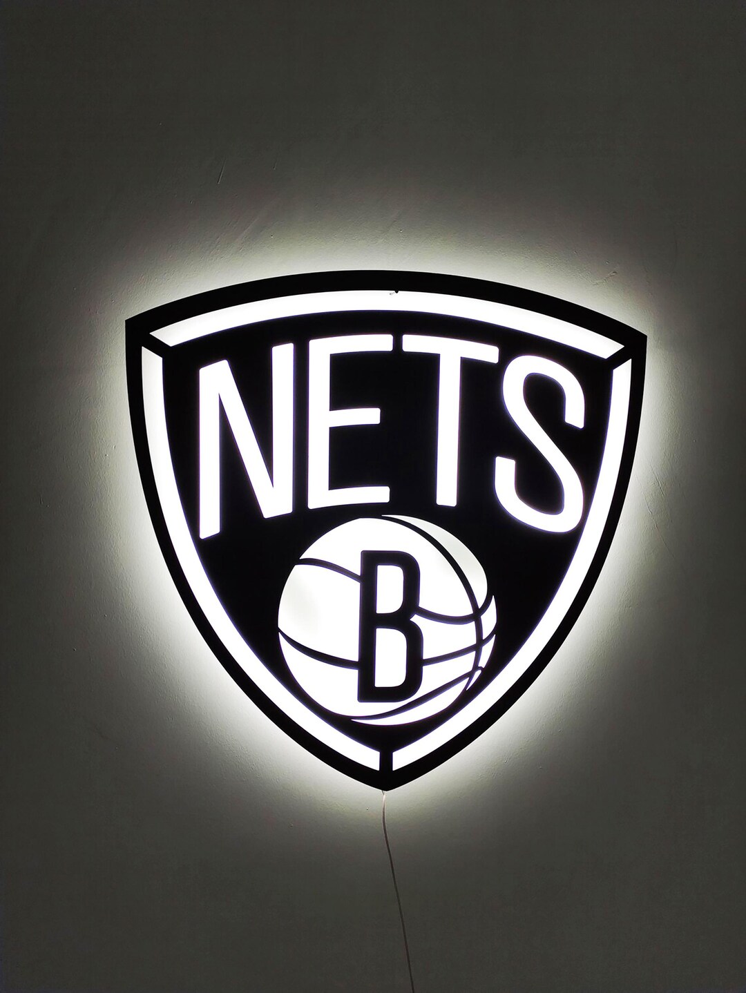 Brooklyn Nets LED Sign | Lighted NBA Logo Wall Art | Basketball Fan ...