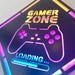 Gamer Zone LED Sign, Gaming Room Wall Art, Neon Lighted Gamer Decor - Etsy