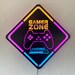 Gamer Zone LED Sign, Gaming Room Wall Art, Neon Lighted Gamer Decor - Etsy