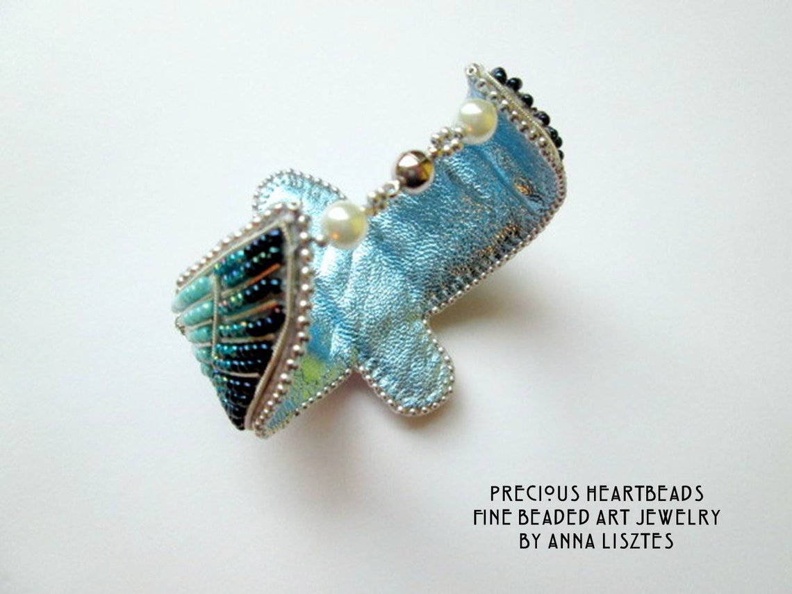 Beading Pattern, DIY KIT, Tutorial and Materials, Bead Embroidery ...