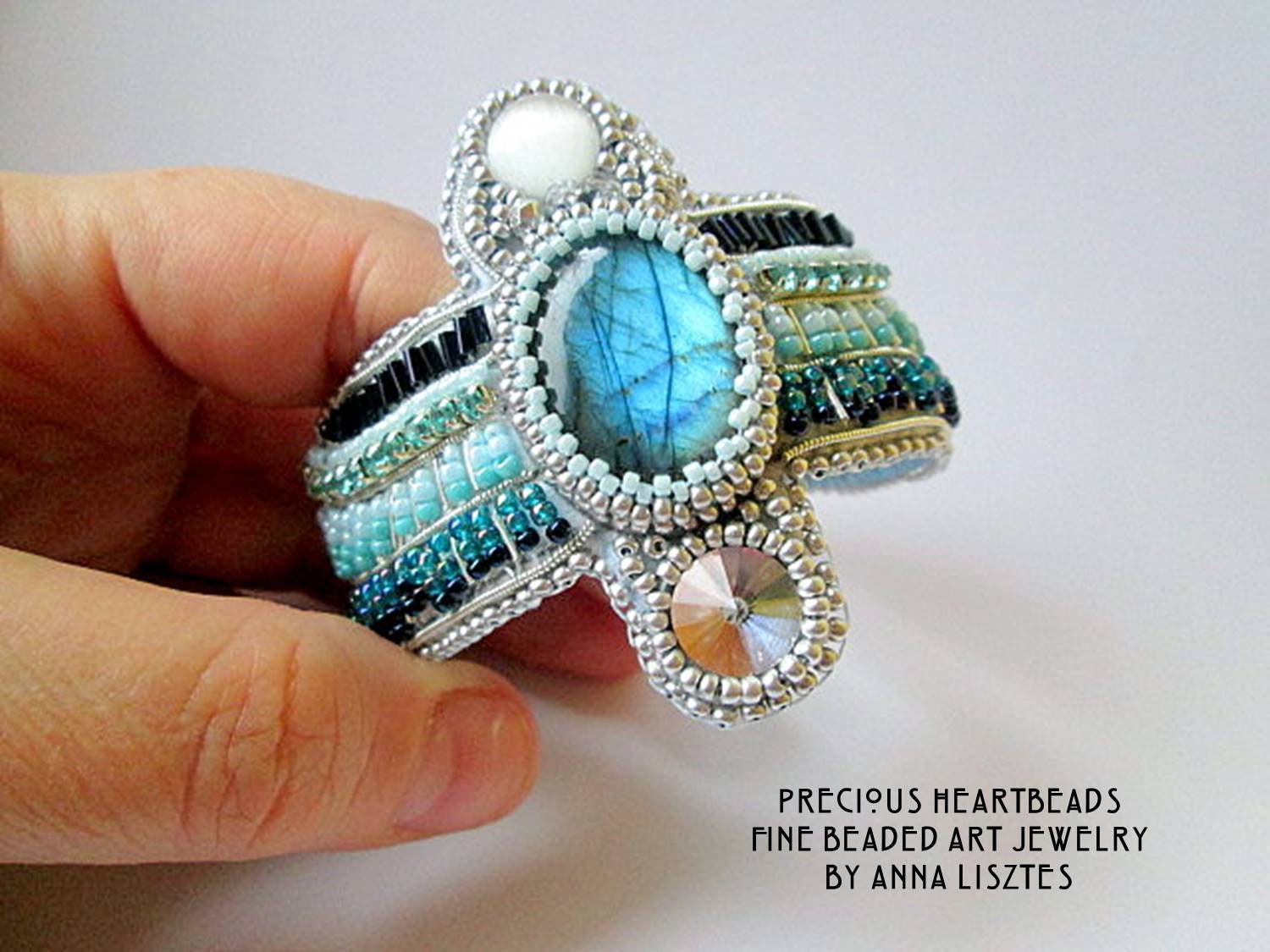 Beading Pattern, DIY KIT, Tutorial and Materials, Bead Embroidery ...