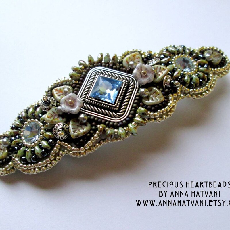 Seed Bead Barrette - Etsy