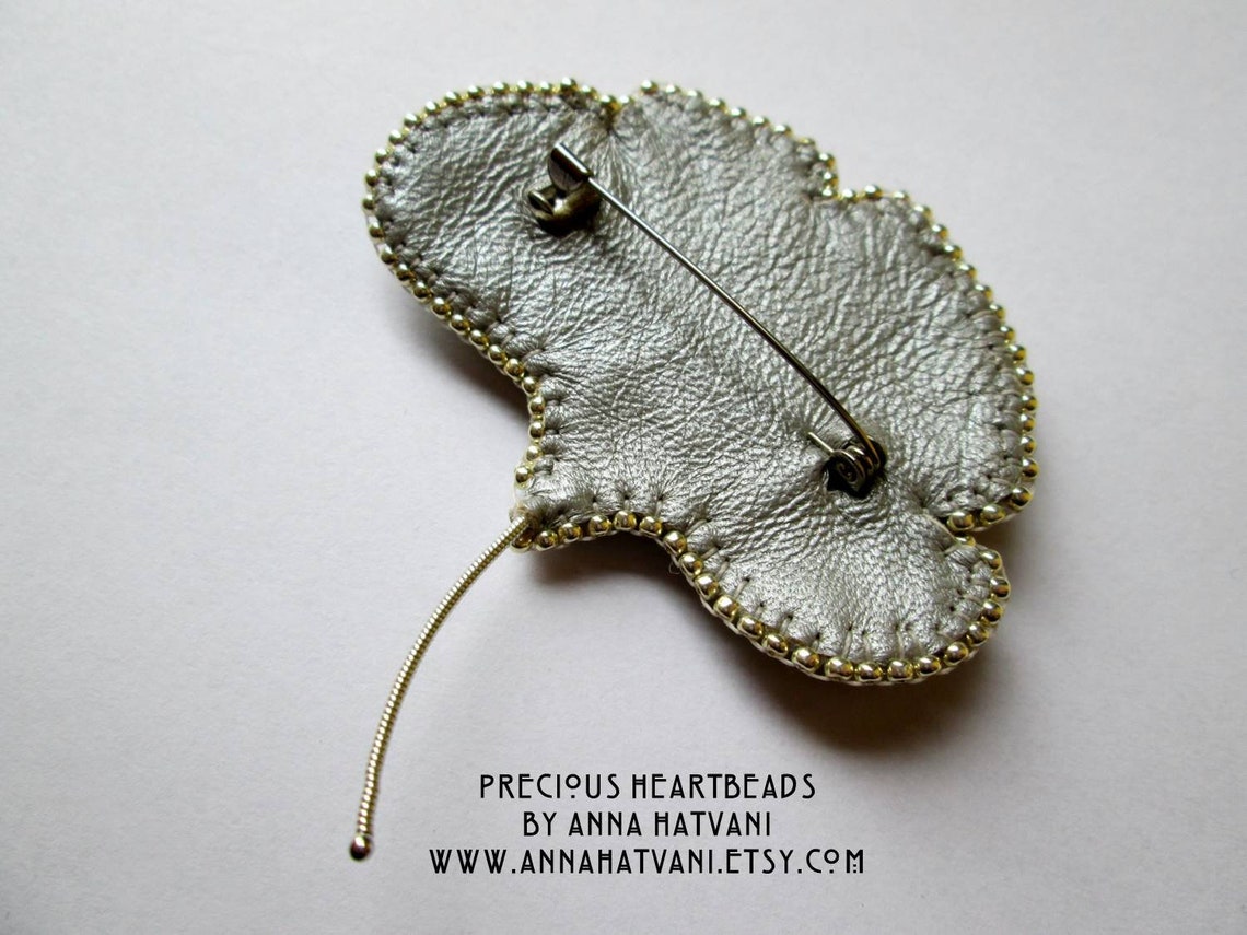 Beaded Brooch Pin DIY Kit Beading Pattern and Material Bead - Etsy