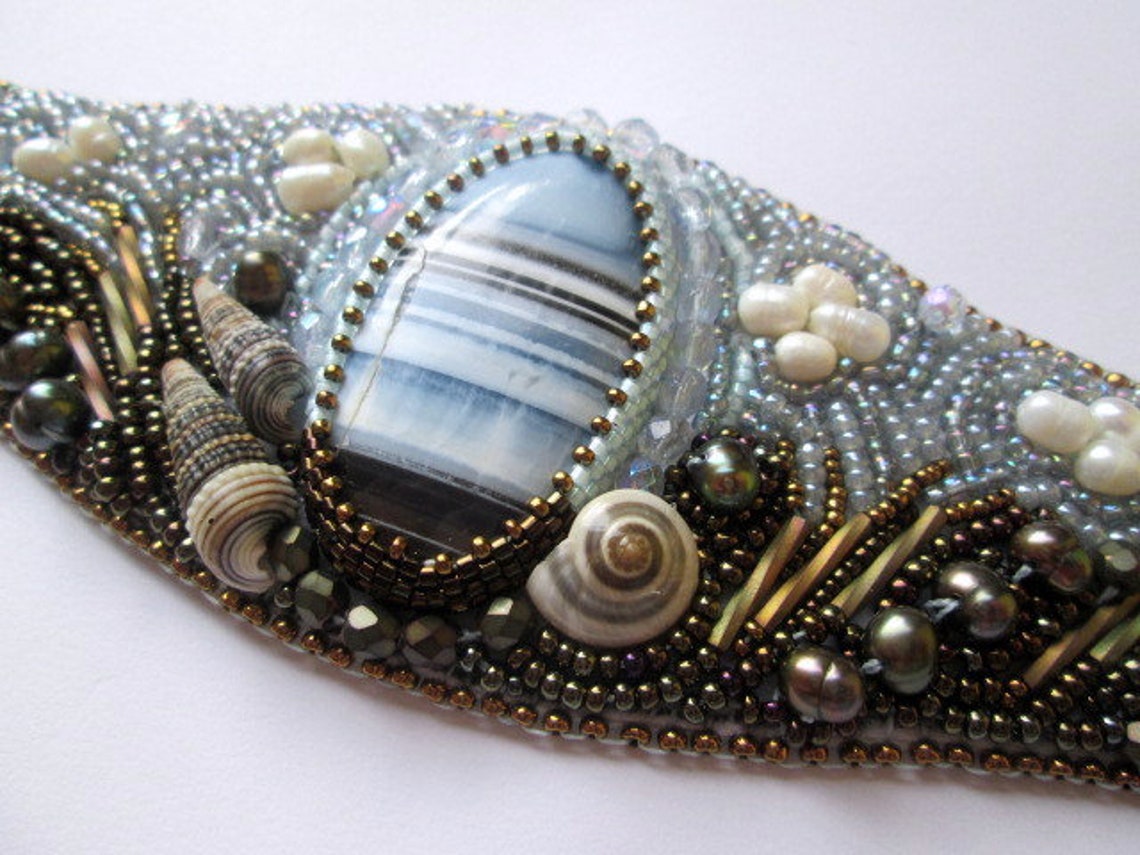 Beading Pattern, DIY KIT, Bead Embroidery, Instructions and Materials ...