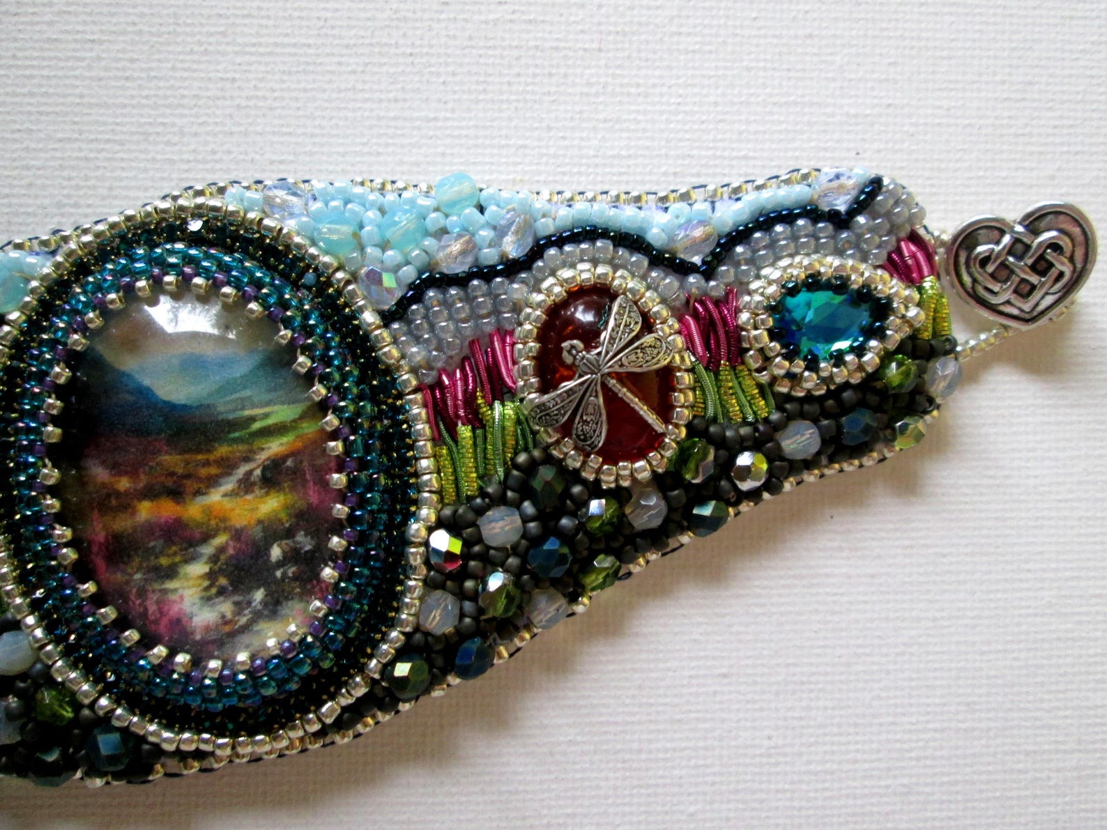 Outlander Bracelet - Claire, DIY KIT, Bead Embroidery Kit, Instructions ...