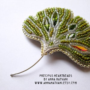 Beaded Brooch Pin DIY Kit, Beading Pattern and Material, Bead ...