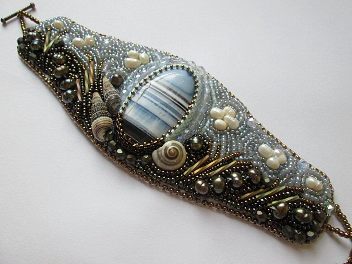 Beading Pattern, DIY KIT, Bead Embroidery, Instructions and Materials ...