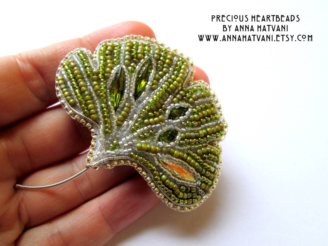 Beaded Brooch Pin DIY Kit Beading Pattern and Material Bead | Etsy