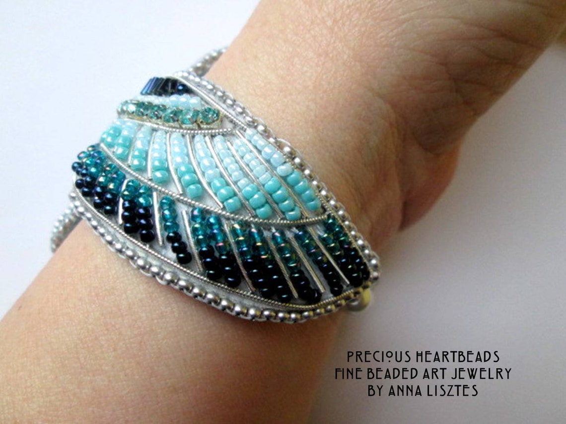 Beading Pattern, DIY KIT, Tutorial and Materials, Bead Embroidery ...