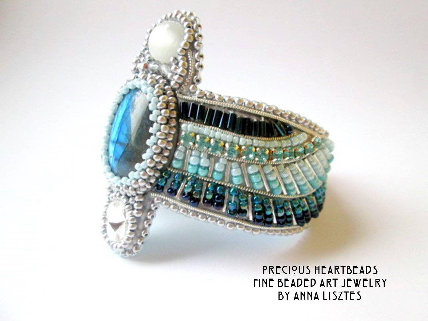 Beading Pattern, DIY KIT, Tutorial and Materials, Bead Embroidery ...