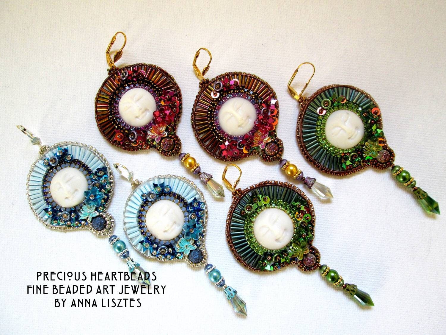 Inner Smile Bead Embroidery Earrings, DIY KIT Instructions and ...