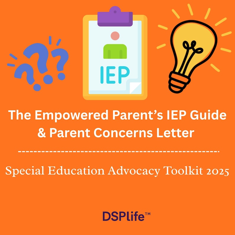 The Empowered Parent’s IEP Guide & Parent Concerns Letter | Special ...
