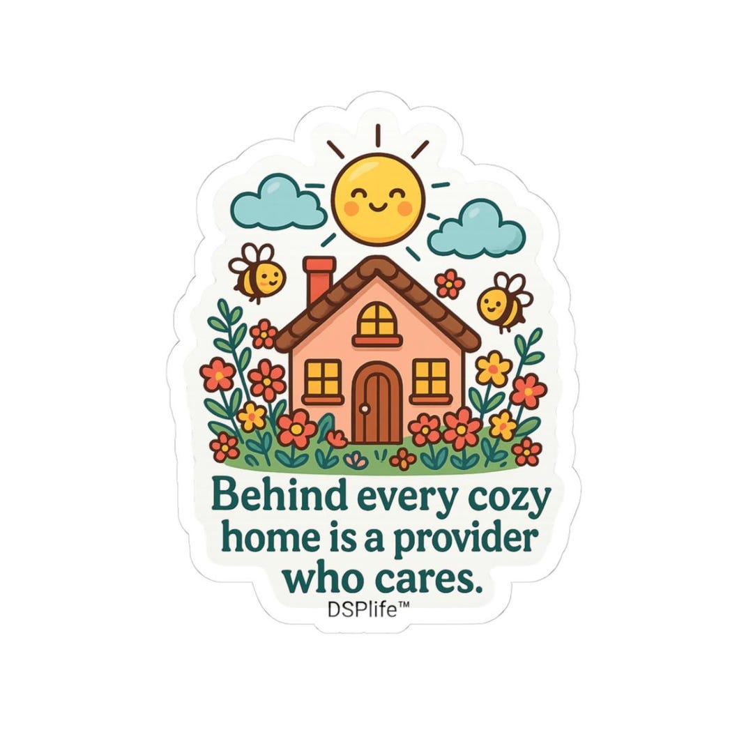 Group Home Provider Sticker: Kawaii Cottagecore Vinyl Decal - Etsy