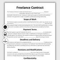 Virtual Assistant Contract Template: Editable Services Agreement ...