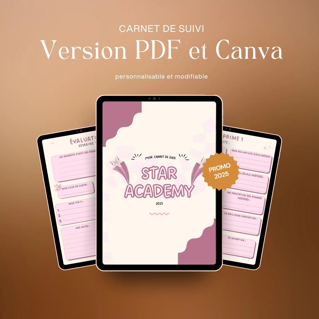 "star Academy" Logbook (digital Version) - Etsy