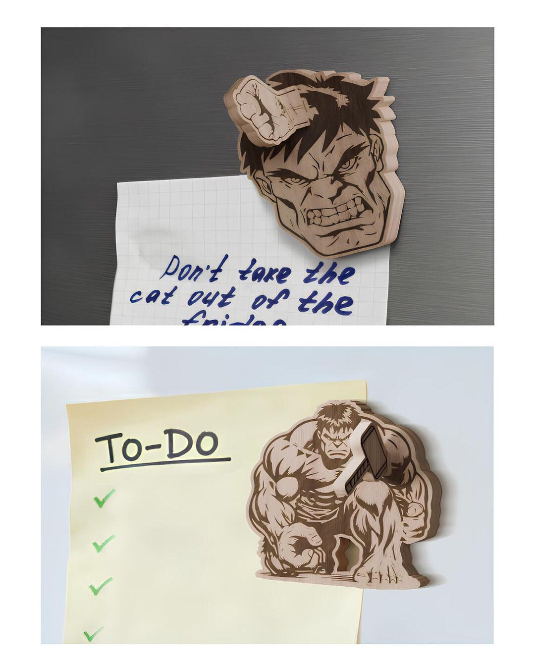 Superhero Magnet - Laser Cut Files - Magnetic Clip - 3D - SVG - PDF ...