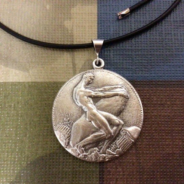 Greek God Medal - Etsy