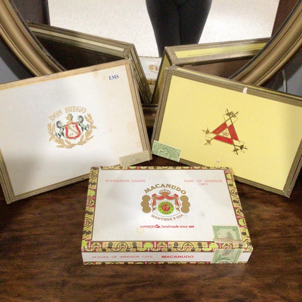 Wooden Cigar Box - Etsy