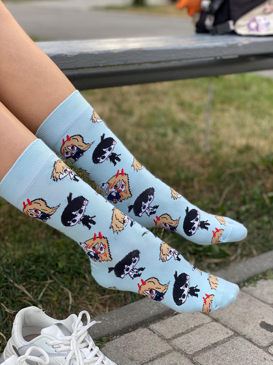 Chainsaw Man Chibi Socks – Denji Power Aki – Unisex Anime Socks ...
