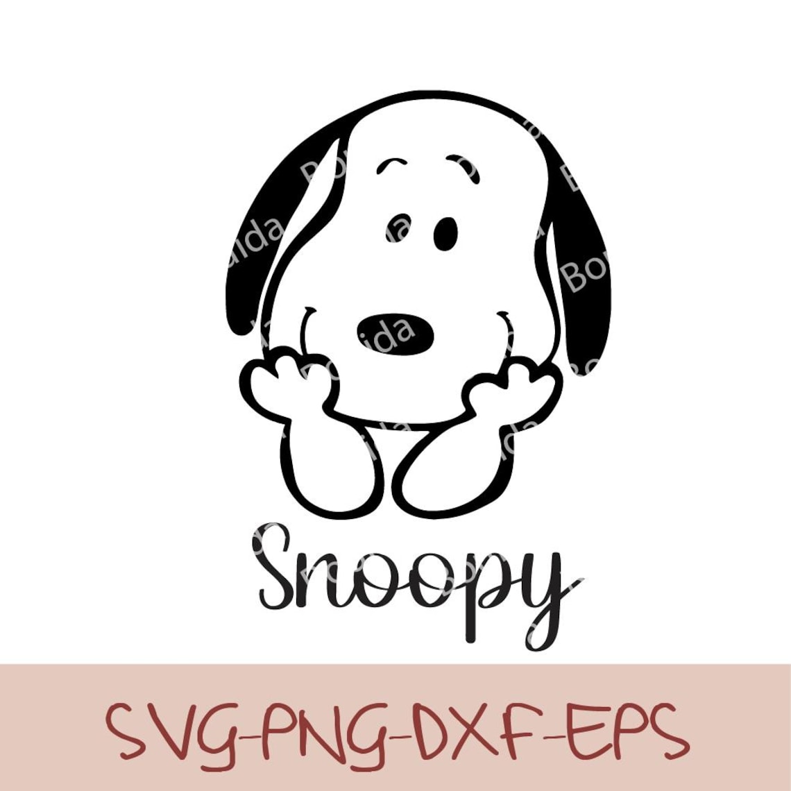 Snoopy SVG Bundle: Peanuts Cartoon Clipart for Cricut (digital Download ...