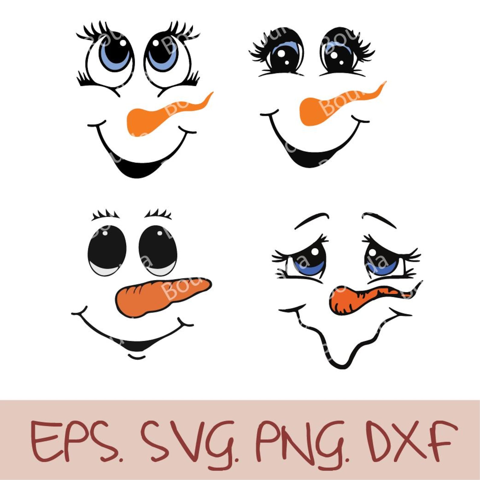 Snowman Svg | Snowman Faces Svg | Christmas Svg | Snowman Girl Svg ...