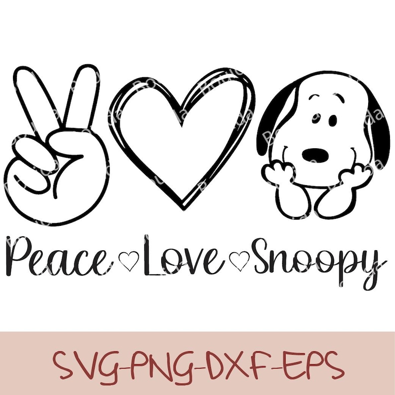 Snoopy SVG Bundle: Peanuts Cartoon Clipart for Cricut (digital Download ...