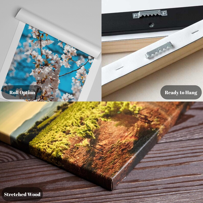 David Hockney Art Canvas, Tranquil Garden Pond Canvas, Lush Green Trees Reflection, Floral ...