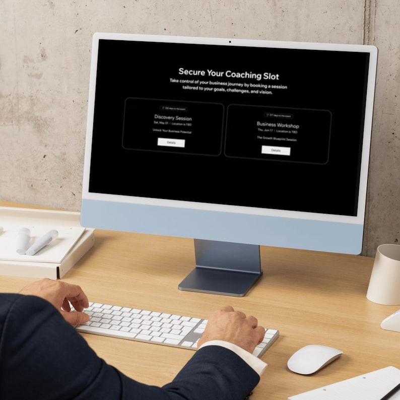 Wix Website Template, Black Modern Minimal Design, Digital Marketing ...