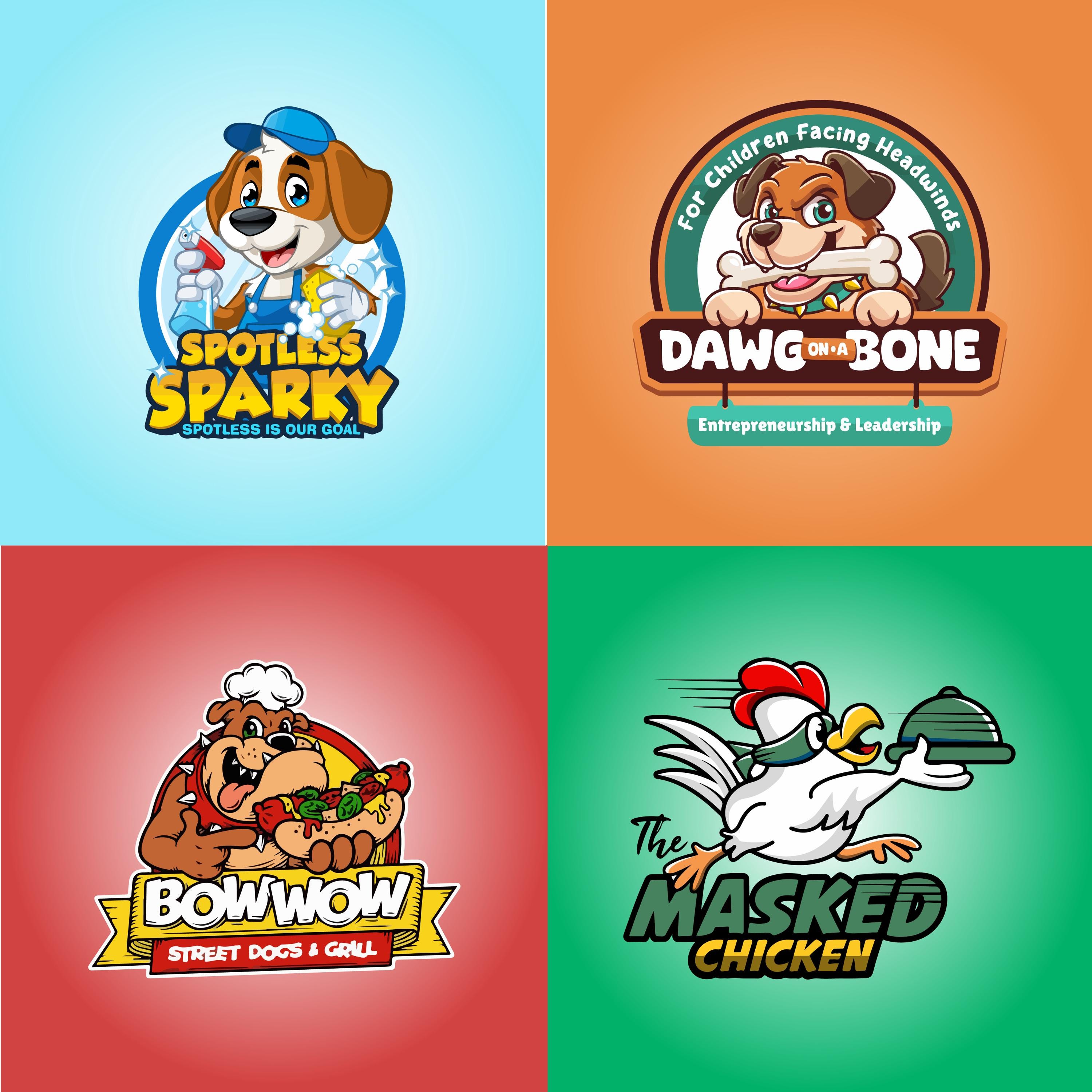 Custom Mascot Logo Design, Modern Brand Identity Creator, Professional ...