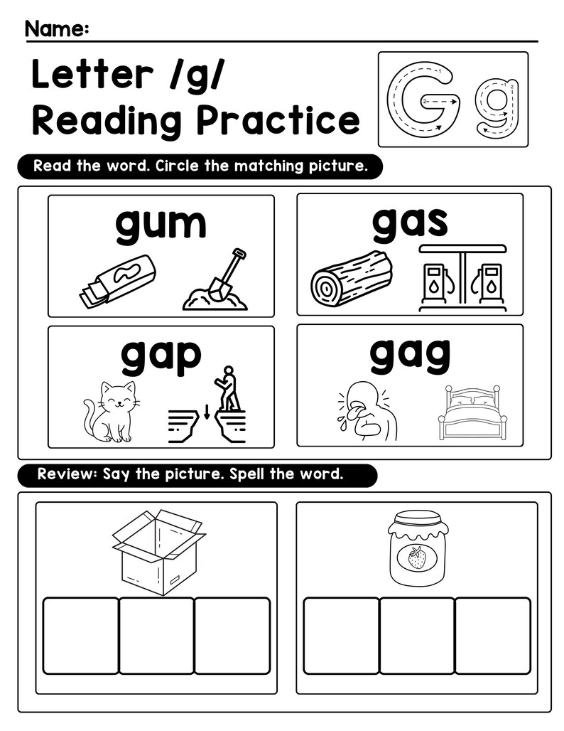 Alphabet Letter Practice A to Z | Handwriting and CVC Reading ...