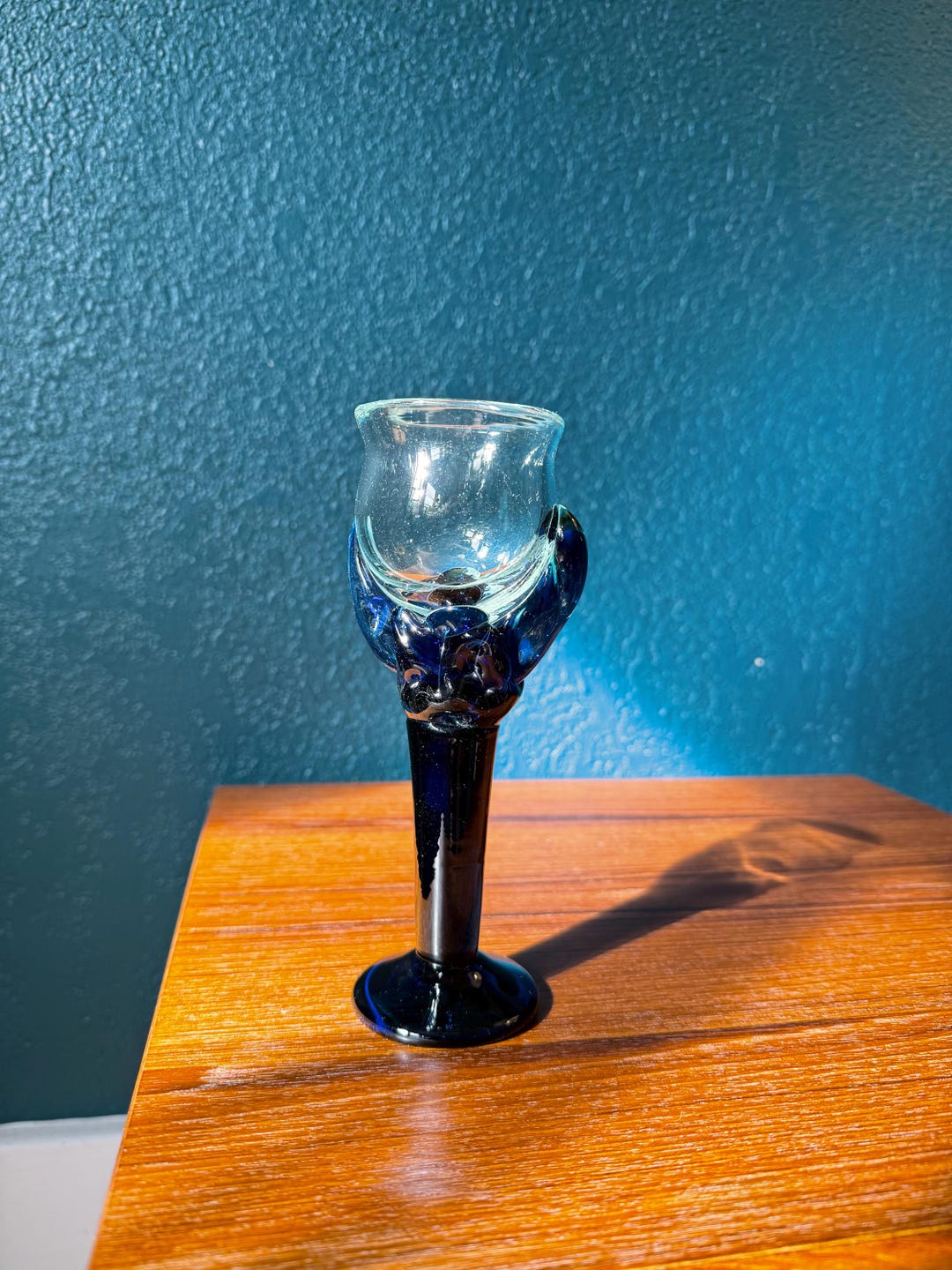 Vintage 1972 Charles Lutner Art Glass Chalice - Signed - Etsy