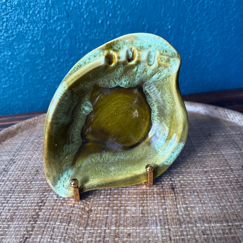 Drip Glaze Mcm Ashtray - Etsy