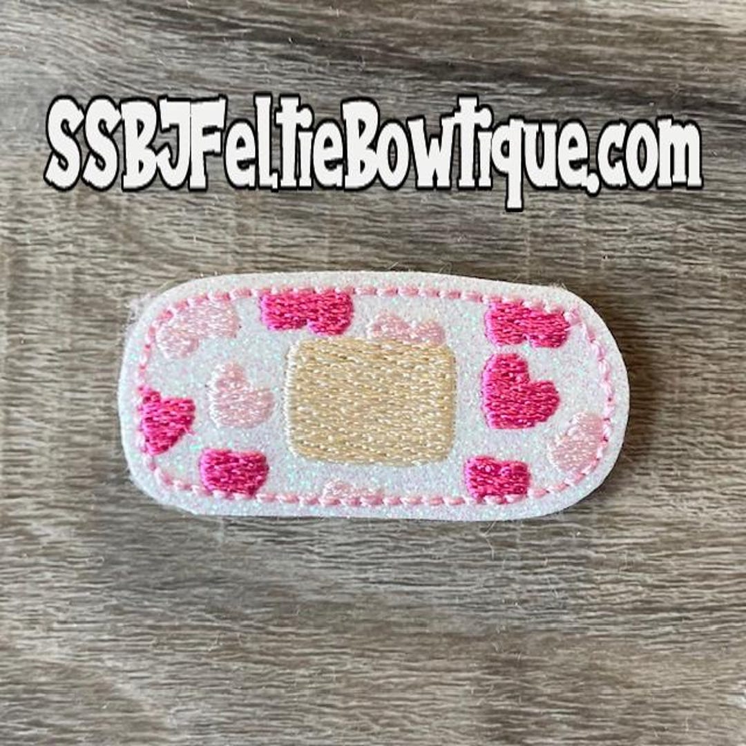 Bandaid Hearts//nurse//medical//feltie Machine Embroidery Design ...