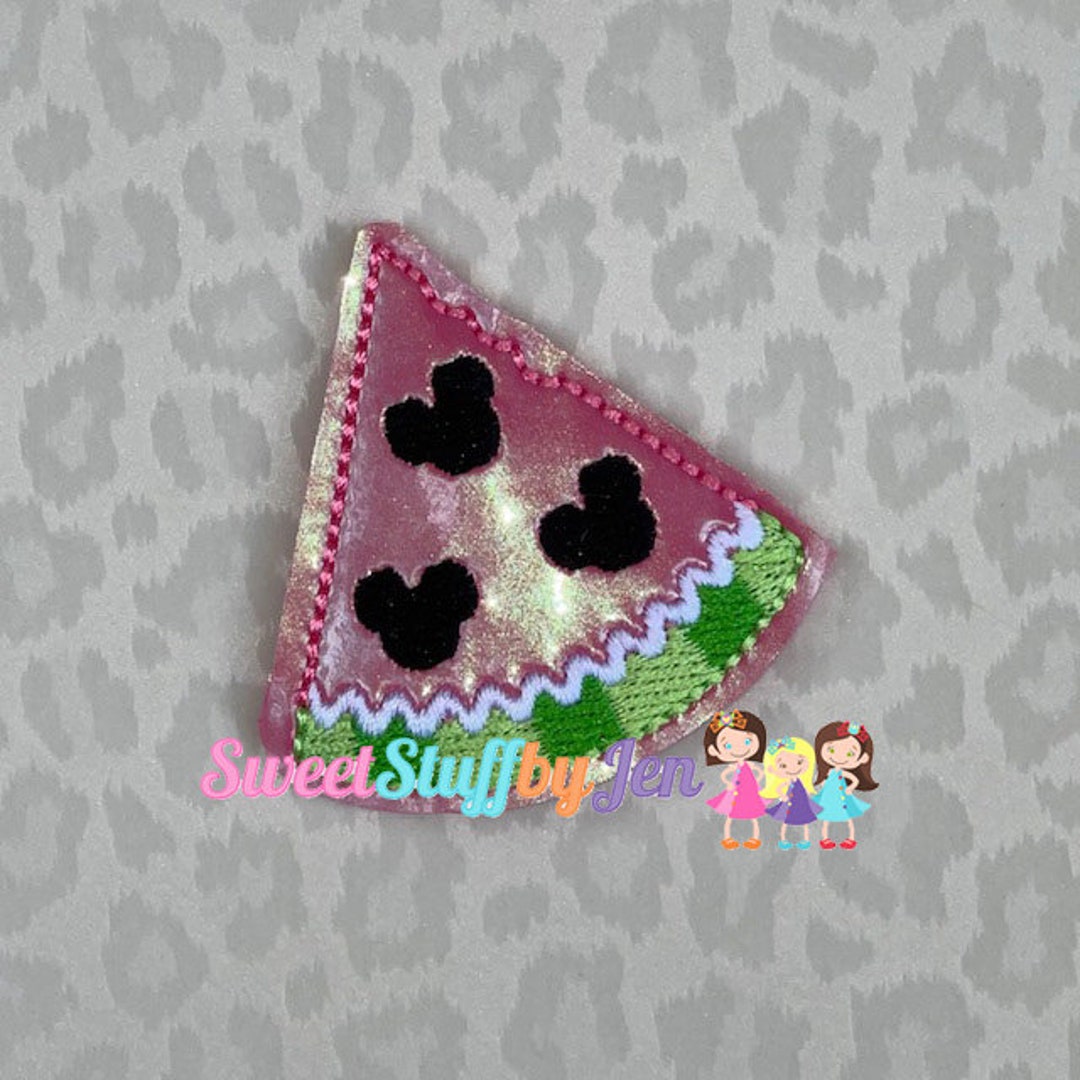 MM Watermelon Slice//feltie Machine Embroidery Design//feltie Designs ...