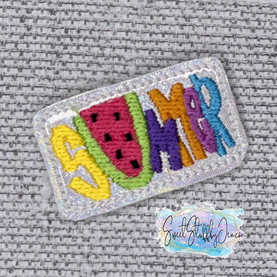 Summer Melon//feltie Machine Embroidery Design//feltie Designs//feltie ...