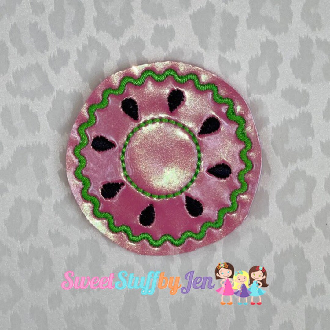 Watermelon Floatie//feltie Machine Embroidery Design//feltie Designs ...