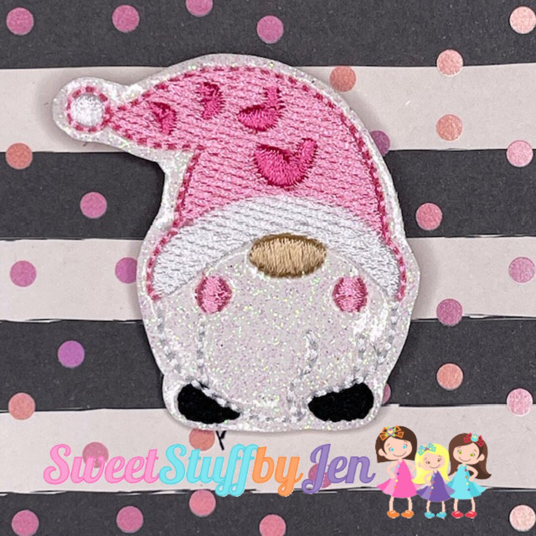 Gnome Love 1//feltie Machine Embroidery Design//feltie Designs//feltie ...