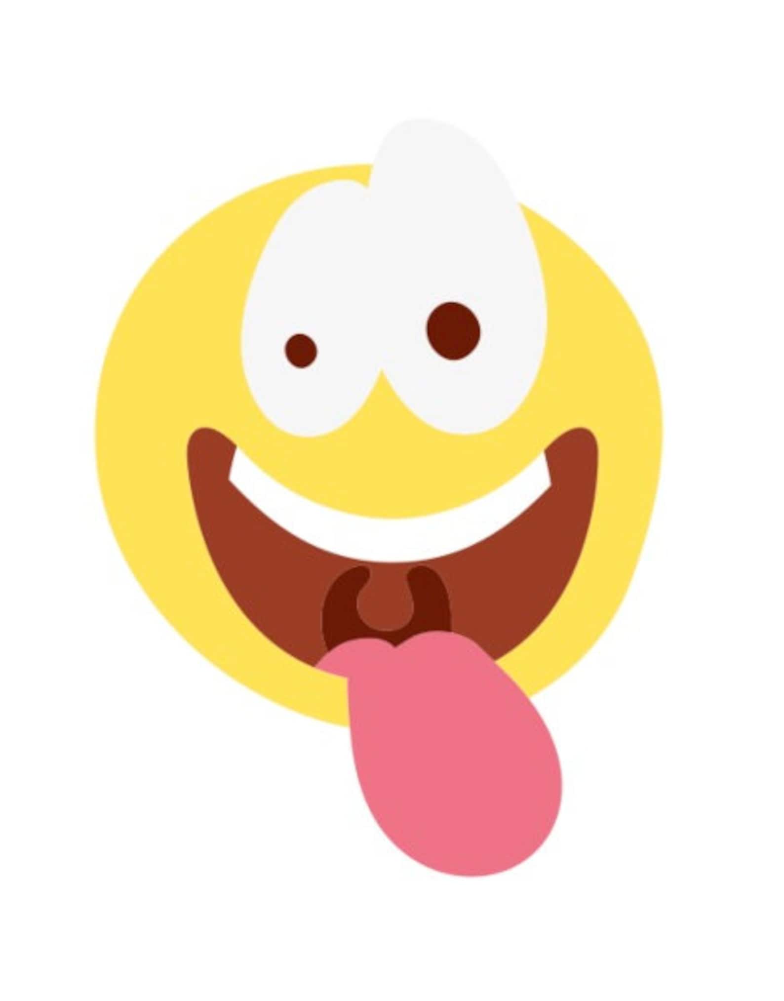 Crazy Face SVG | Emoji | Vector | Tongue | Smiley Face | Tongue Out ...