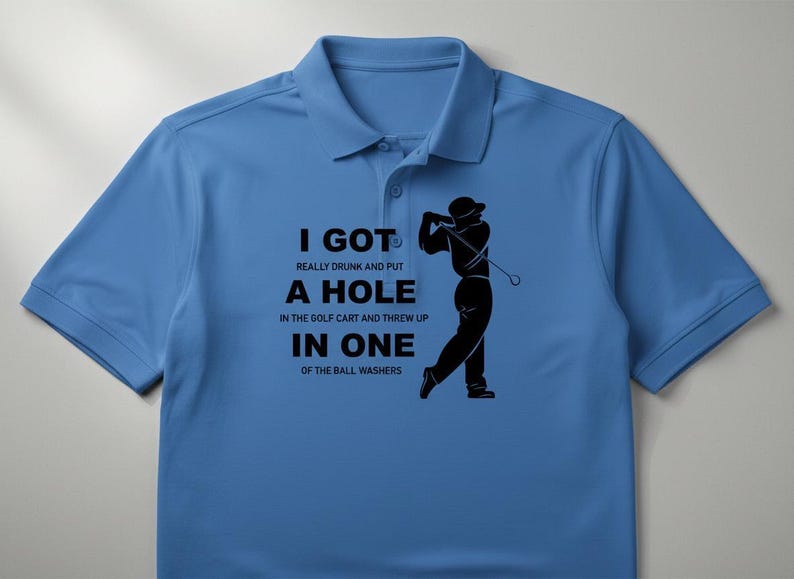 Funny Golf SVG | Drunk Golfer Hole in One Quote (digital Download ...