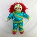 Haunted Cabbage Patch Altered Baby Doll, Vintage Halloween Decor, Red ...