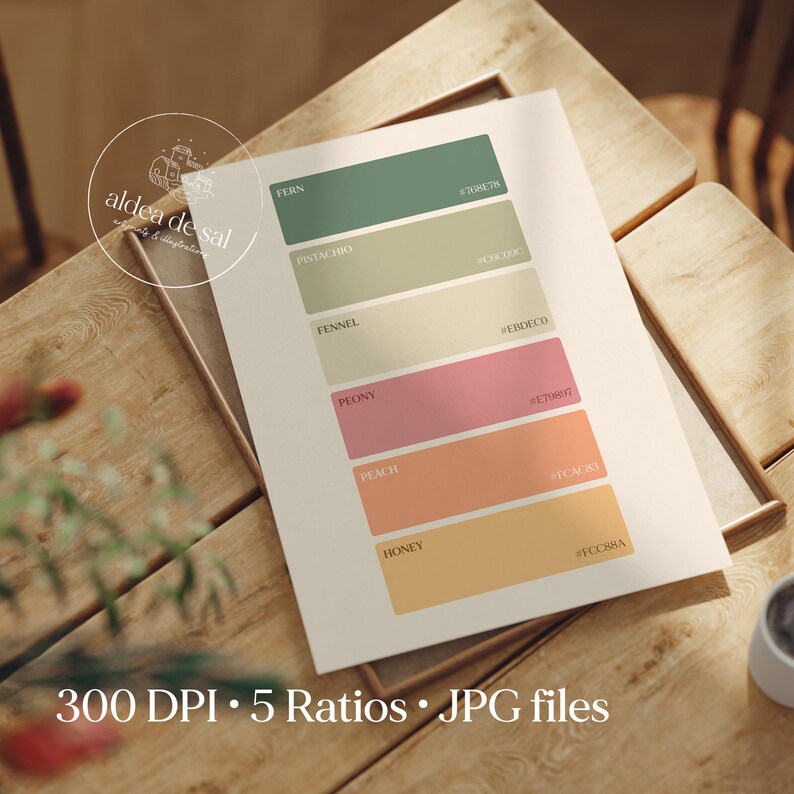 Soft Spring Vibes Color Palette · Warm Greens & Pastels (digital ...