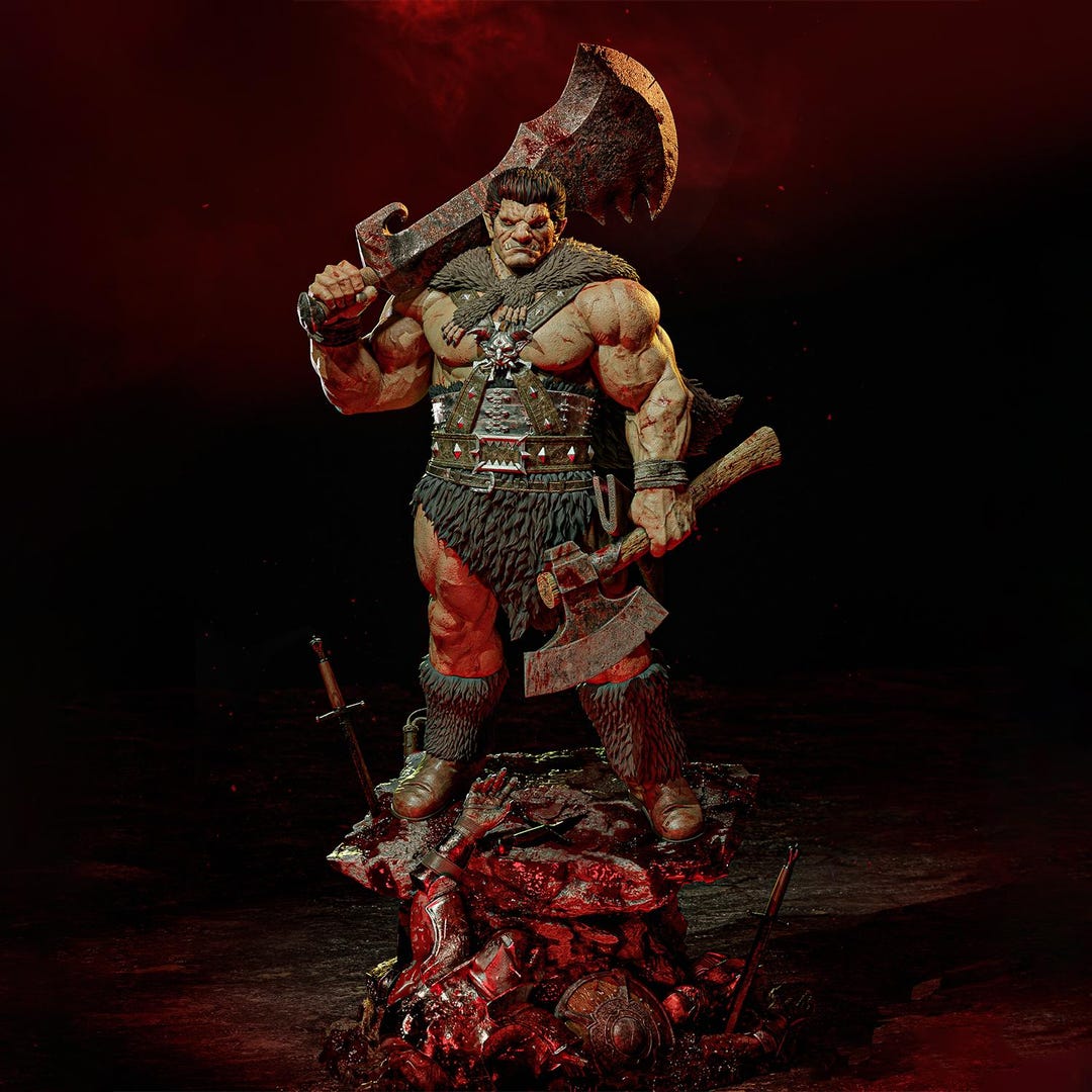 Nosferatu Zodd STL Statue | 1/6 Scale Berserk Fanart | Bloody War Demon ...
