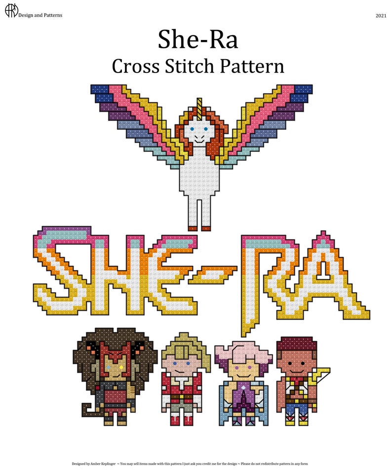 She-ra Cross Stitch Pattern - Etsy