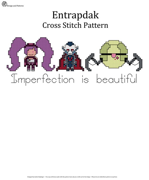 Entrapdak Cross Stitch Pattern | Etsy